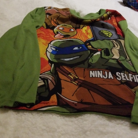 Nickelodeon | Pajamas | Teenage Nija Turtle Pajama Top Boys | Poshmark